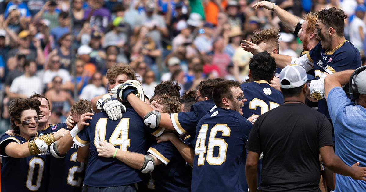 Leaving No Doubt How Notre Dame Mens Lacrosse Won Its First National