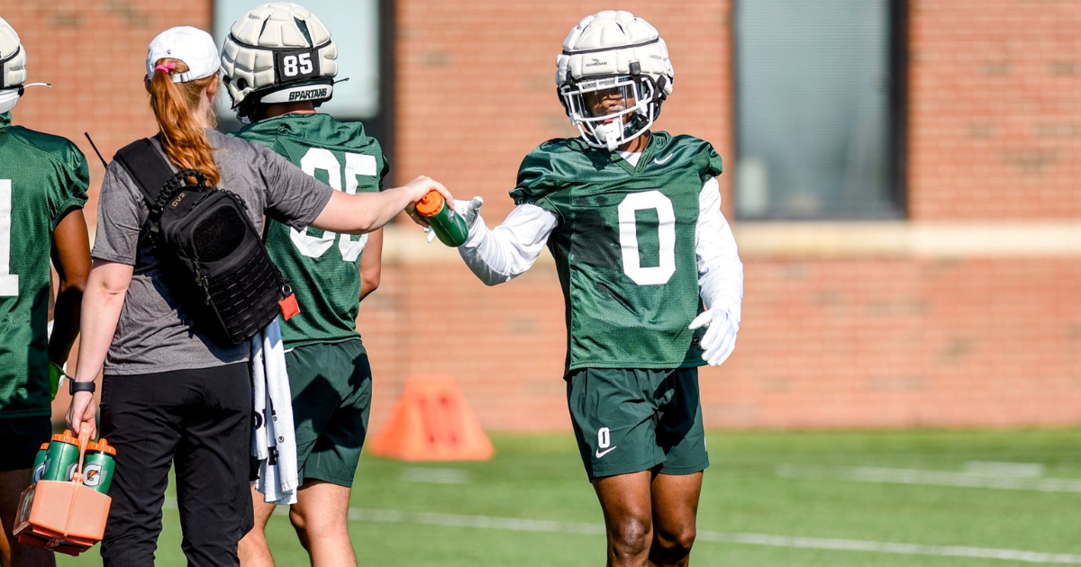 Michigan State WR Alante Brown drawing 'explosive' reviews