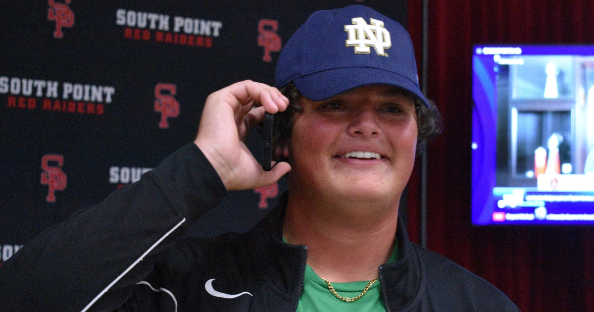 Sullivan Absher shares which Notre Dame players are guiding him - On3