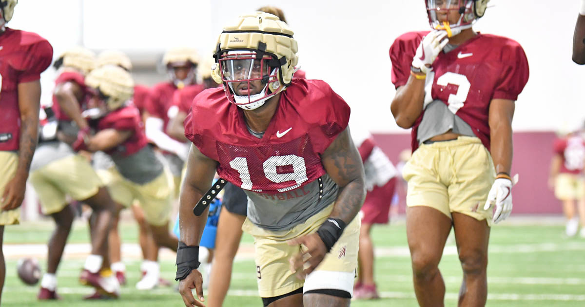 FSU ups physicality with first full pads practice