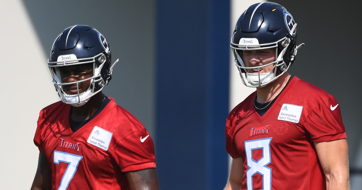 Titans list Will Levis as 3rd string QB on first depth chart of camp