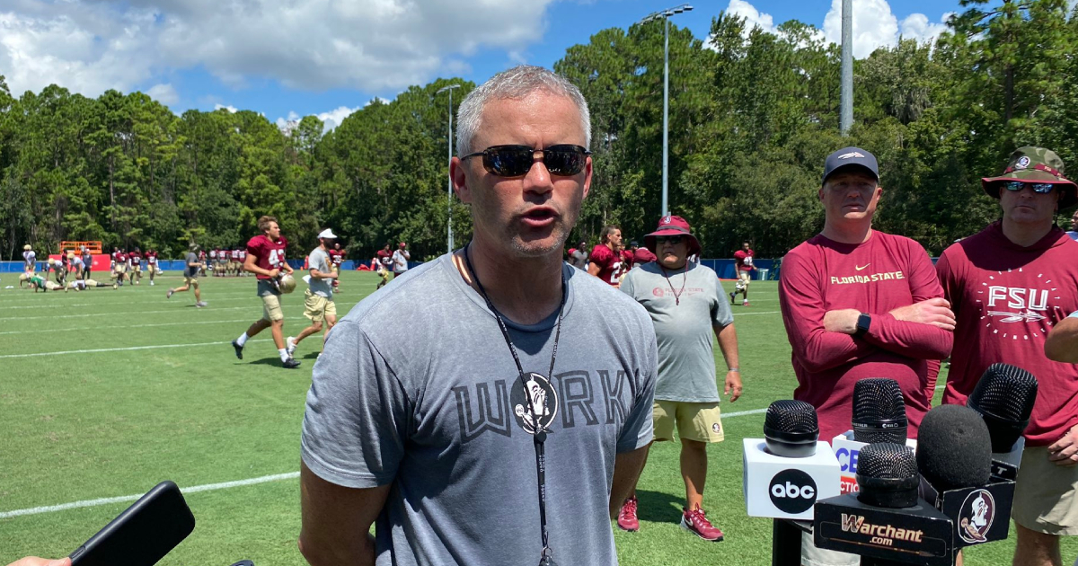 Mike Norvell having FSU grind away at minicamp