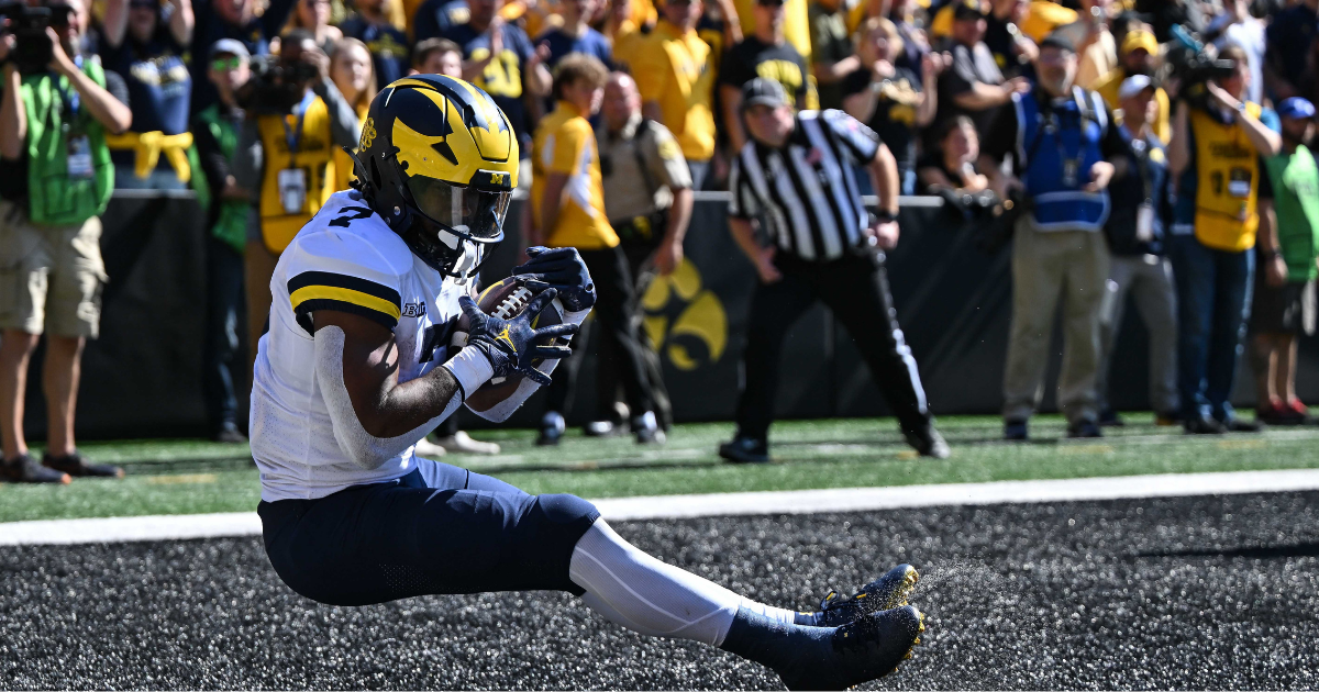 Michigan football: Donovan Edwards on involvement in pass game