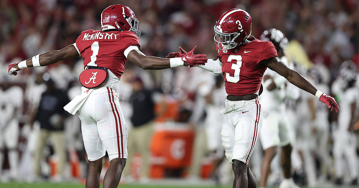 Alabama CBs Terrion Arnold, Kool-Aid McKinstry to enter NFL draft