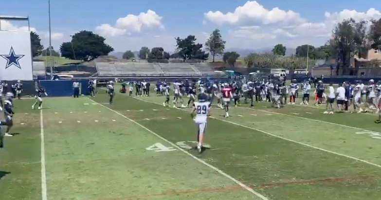 Micah Parsons throws punch at Tyler Biadasz, Sam Williams joins fight ...