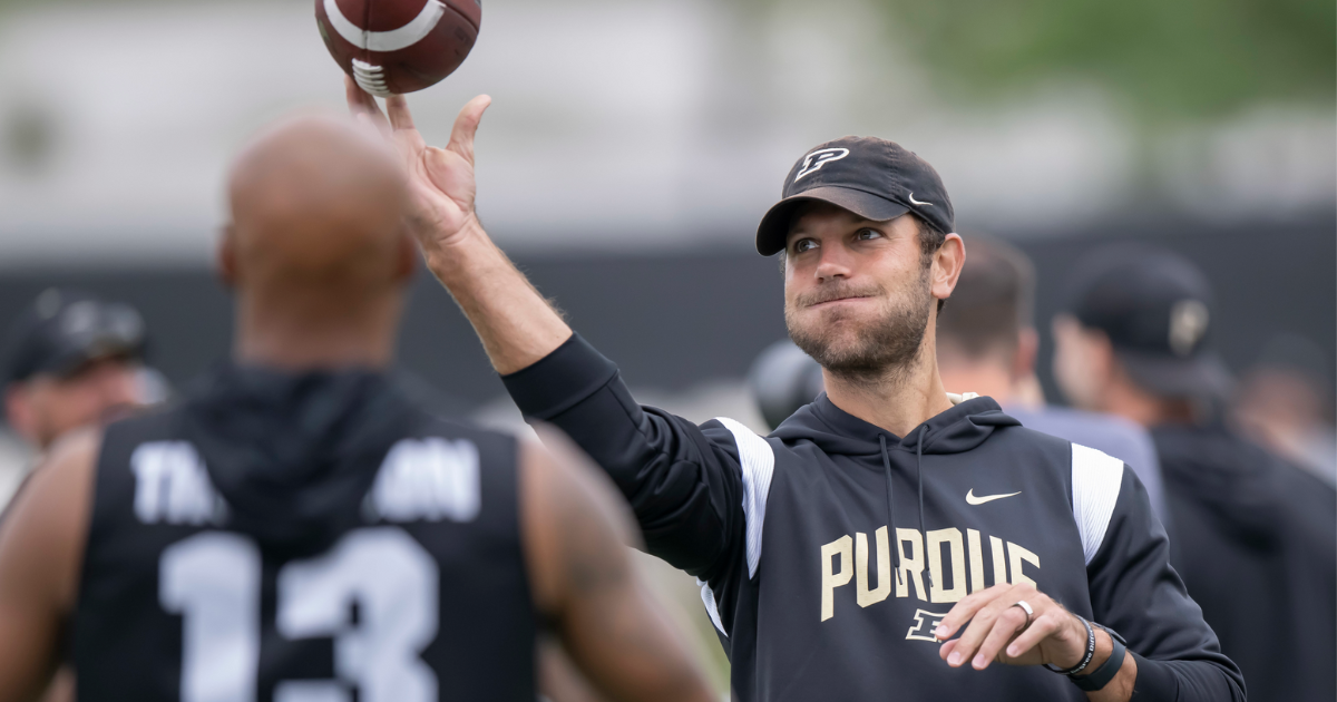 Purdue announces parting of ways with offensive coordinator Graham ...
