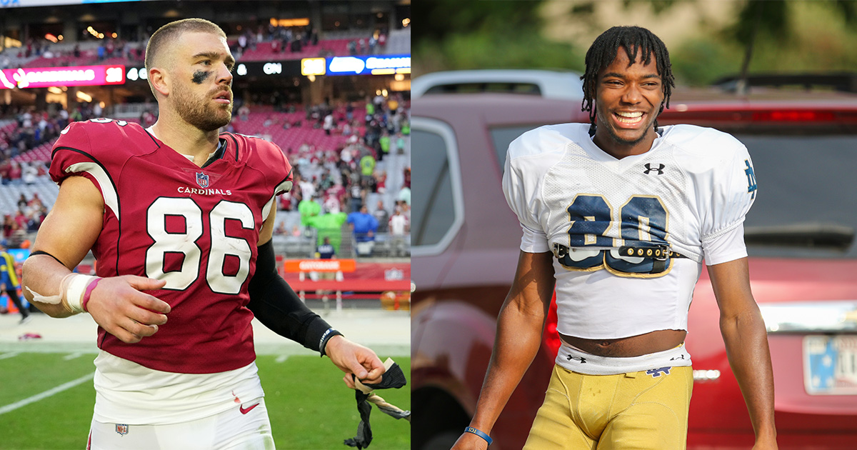 How advice from Zach Ertz helped Notre Dame CB Benjamin Morrison block ...