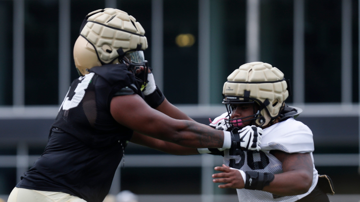 Purdue returnees, transfers hope to form cohesive offensive line in ...