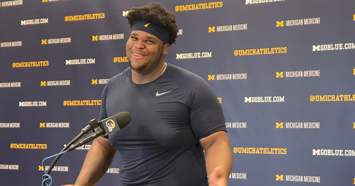 Michigan football: Kenneth Grant on weight loss, depth chart, more