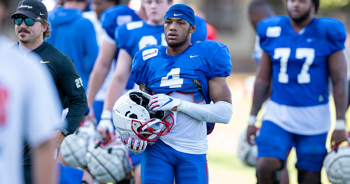 WATCH: Jaylan Knighton set to display physicality for SMU - On3