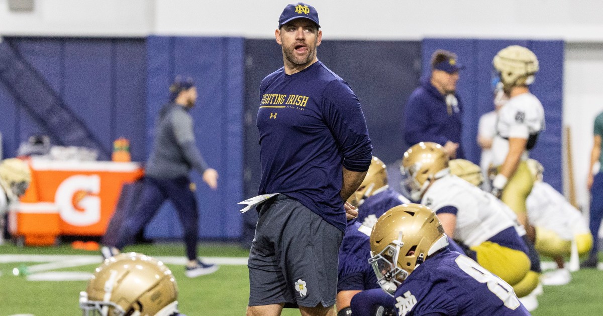 Gerad Parker excited to call first plays for Notre Dame on Saturday - On3