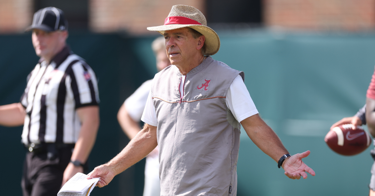 Urban Meyer reacts to Nick Saban’s decision to withhold depth chart - On3 Urban Meyer reacts to Nick Saban’s decision to withhold depth chart - On3