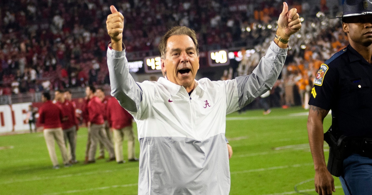 Nick Saban expresses excitement about starting off the season in ...