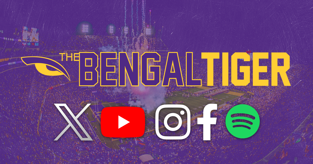 Follow LSU's The Bengal Tiger on social media, podcasts and more