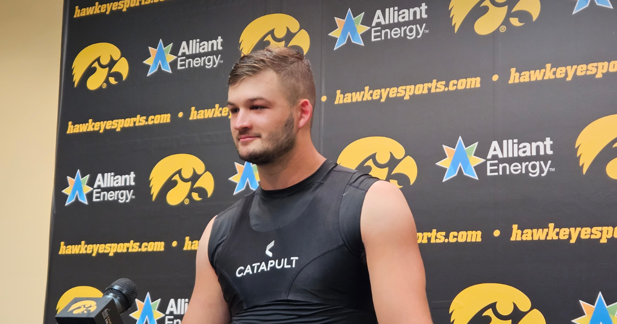 Luke Lachey making big plays for Iowa