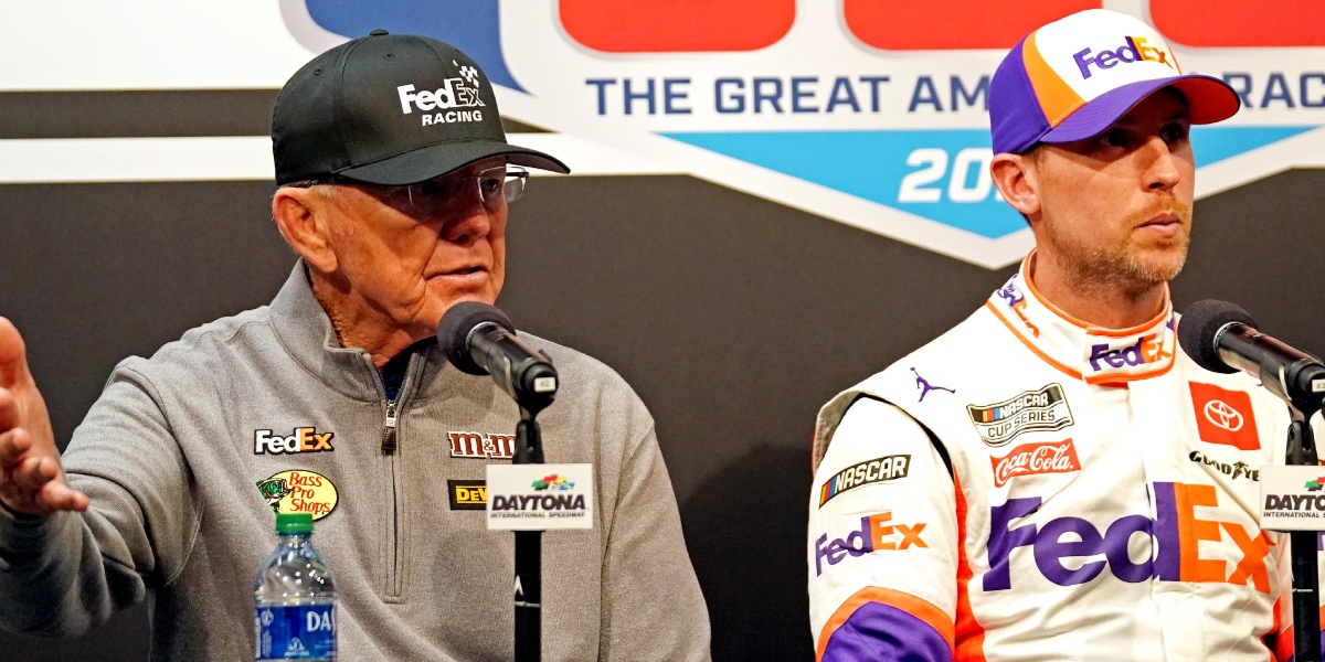 Joe Gibbs hilariously questions why Denny Hamlin wants to be a NASCAR ... Joe Gibbs hilariously questions why Denny Hamlin wants to be a NASCAR ...