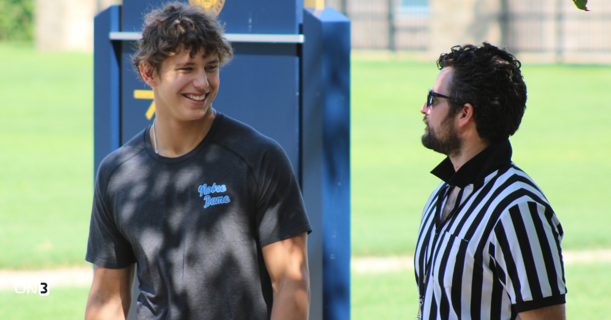 What TE James Flanigan said about his Notre Dame recruitment