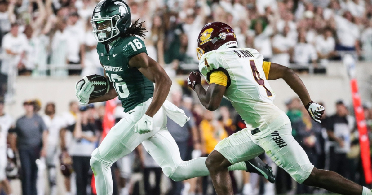 Michigan State WR Christian Fitzpatrick to build off season opener