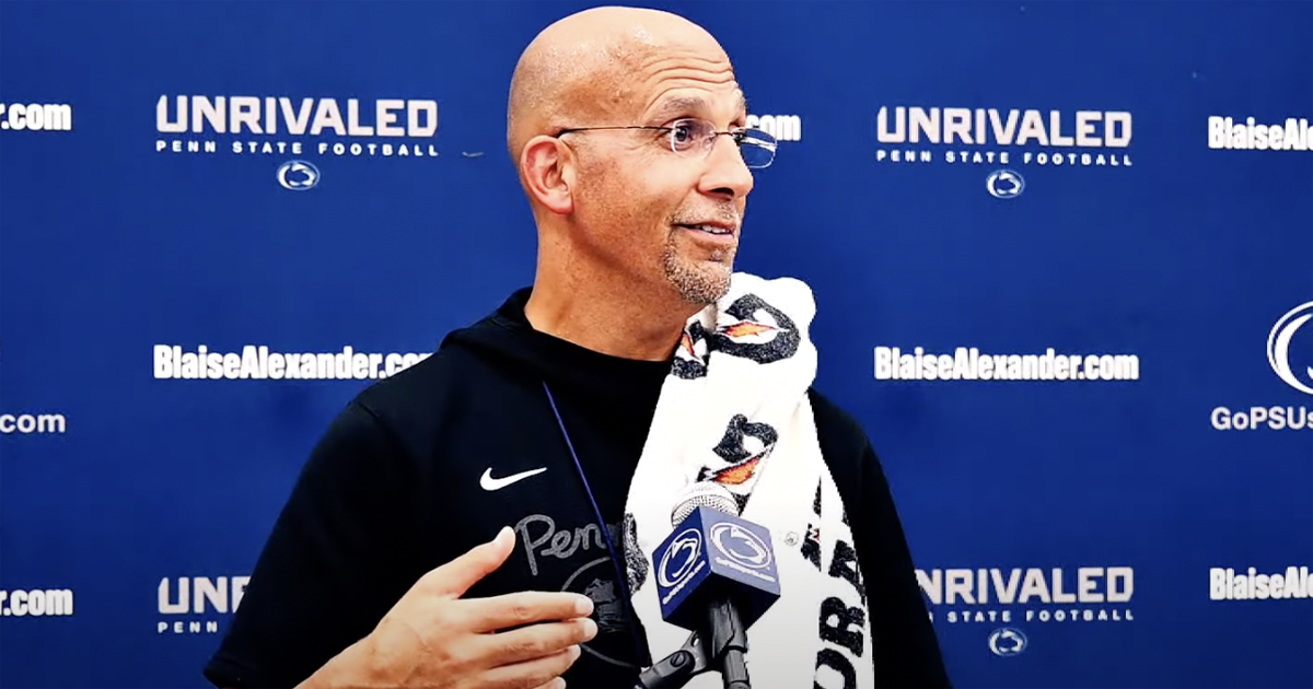 Everything Penn State coach James Franklin said after Wednesday practice