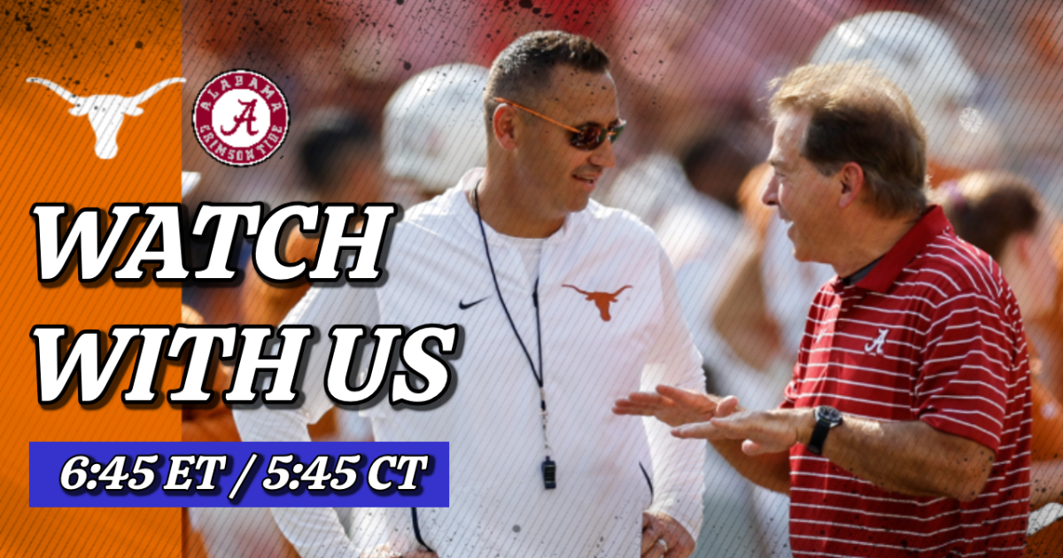 Watch With Us! Join Inside Texas for an Alabama watch-along - On3