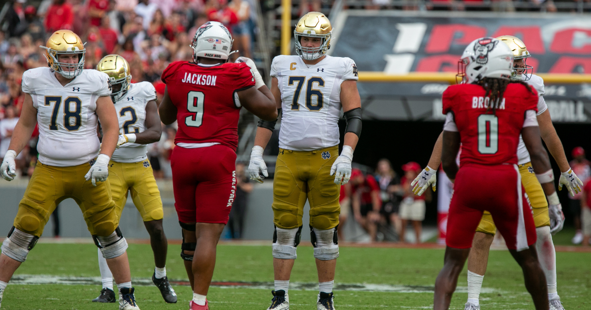 Notre Dame vs. NC State snap counts, participation chart: Offense