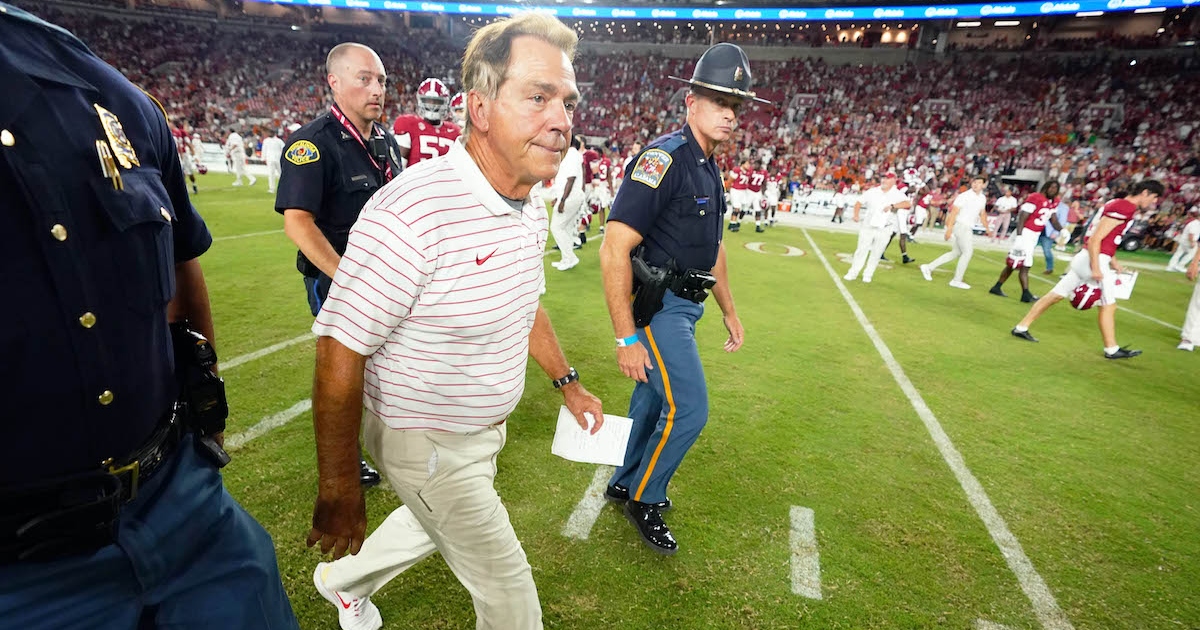 Nick Saban says Alabama's lack of execution is 'fixable' after Texas ...