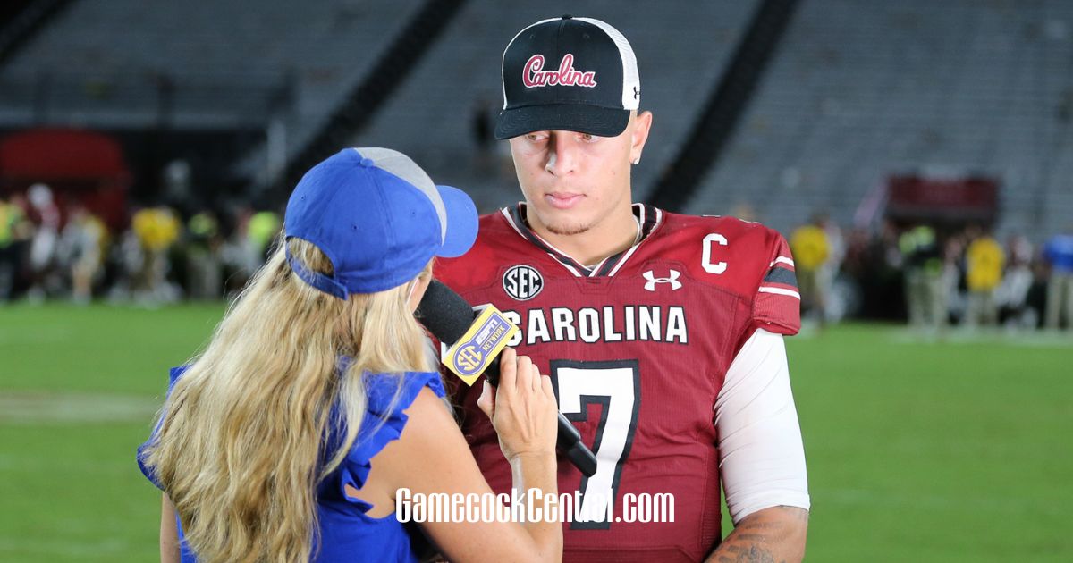 South Carolina QB Spencer Rattler Named SEC Offensive Player of the Week