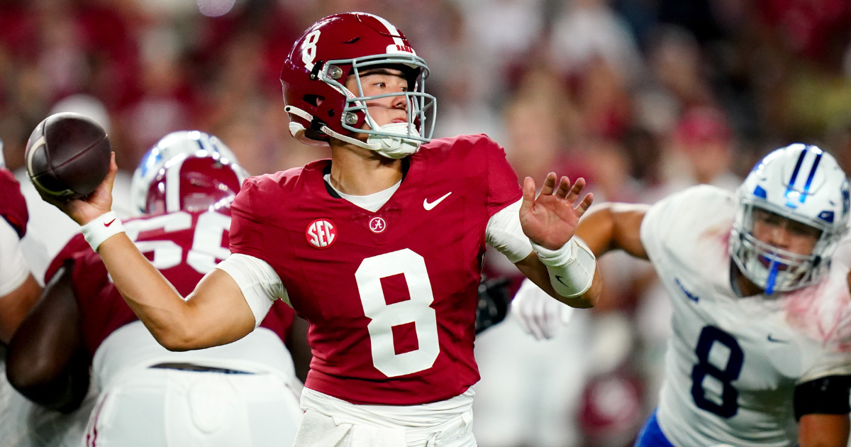 Saban discusses Tyler Buchner, Jalen Milroe to open USF week