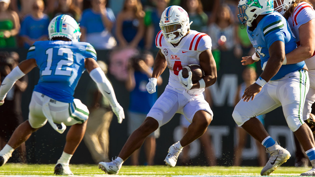 Ole Miss has a run game that is slow out of the blocks to start 2023