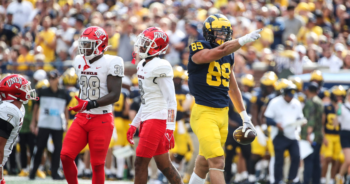 Michigan football: Grant Newsome on 'three starters,' AJ Barner