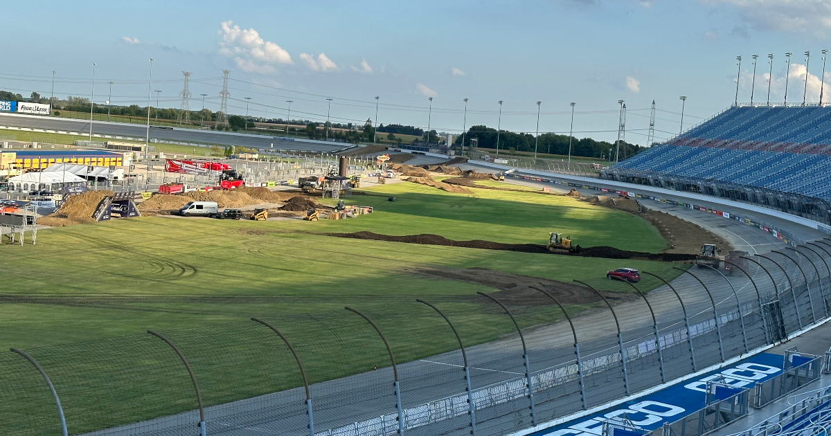 NASCAR's Chicagoland Speedway getting major SuperMotocross transformation