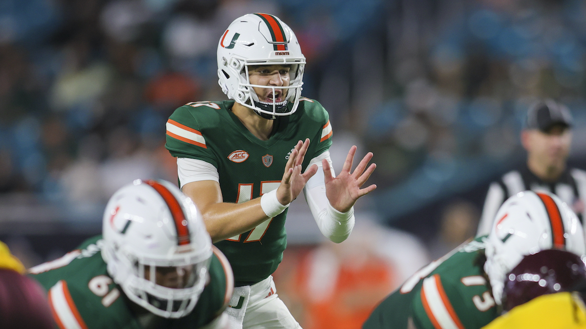 Mario Cristobal evaluates play of quarterback Emory Williams