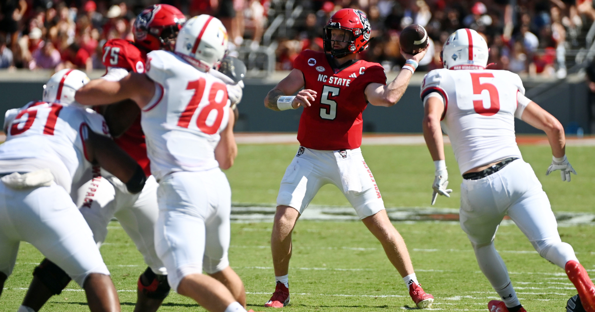 NC State offense initial snap counts and PFF grades vs. VMI - On3