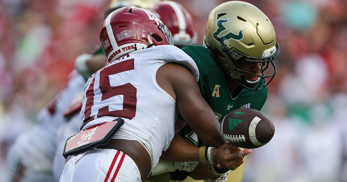 Alabama, USF start second half without replay reviews due to technical ...