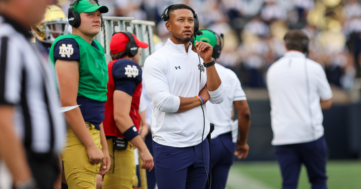 What Notre Dame Coach Freeman said after Central Michigan win