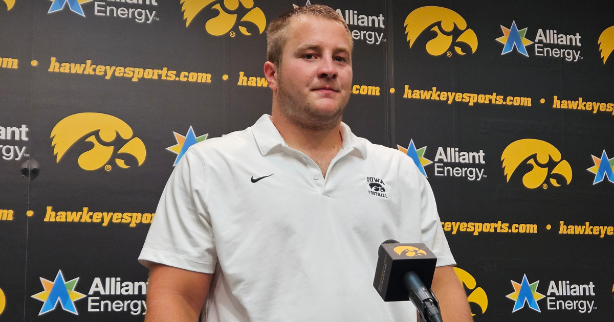 Mason Richman helps lead Iowa's ground game