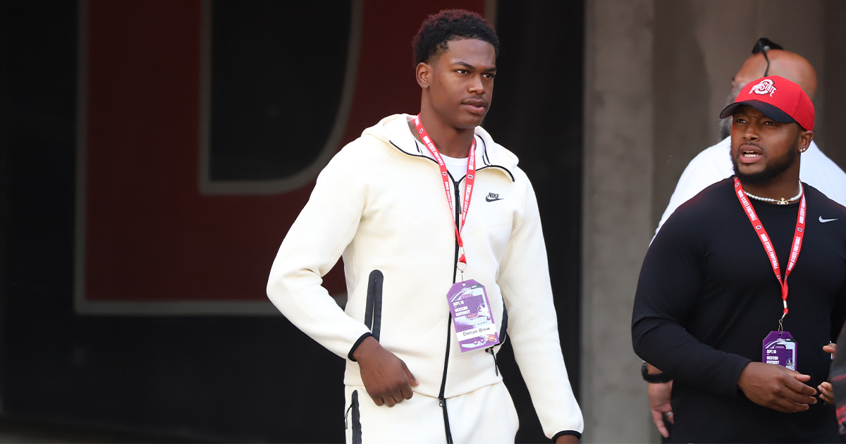 Ohio State: Priority 2025 cornerback Dorian Brew keeps Buckeyes in ...