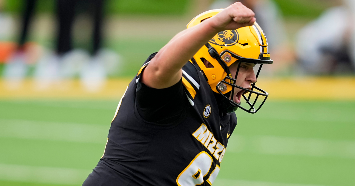 Missouri kicker Harrison Mevis agrees to UDFA deal with Carolina ...