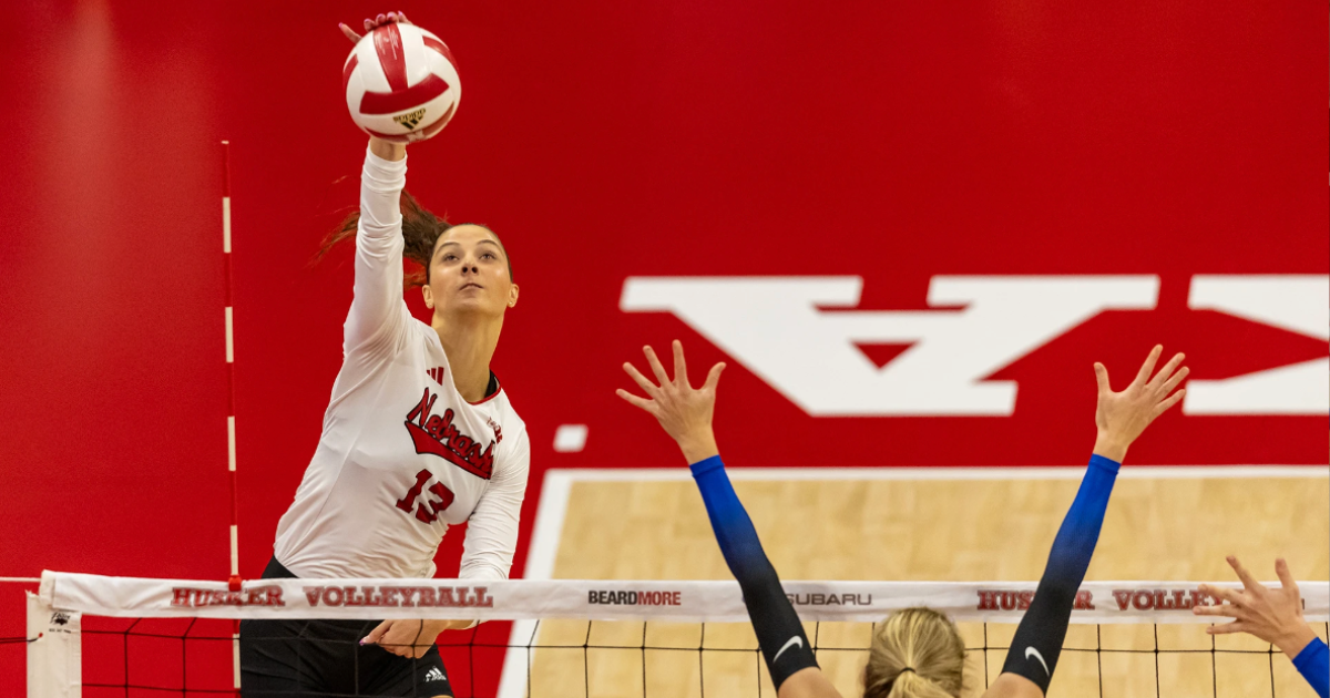 Nebraska OPP Merritt Beason impact "bigger off the court than on"