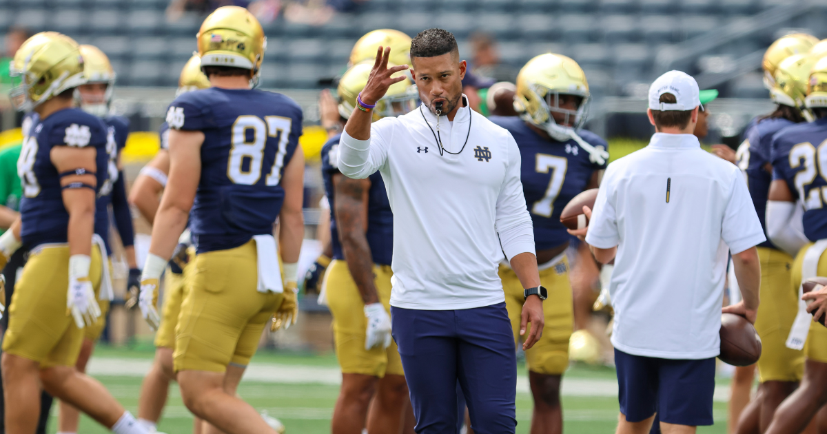 Notre Dame Coach Marcus Freeman Pre Ohio State Press Conference