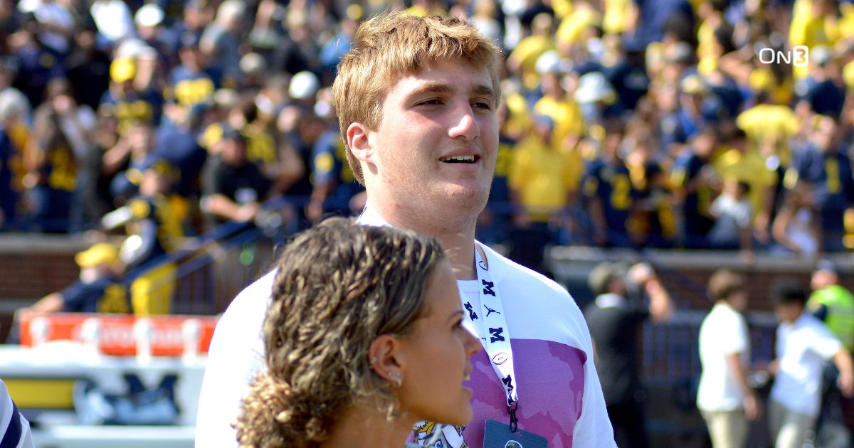 Michigan recruiting: OL commit Jake Guarnera talks visit