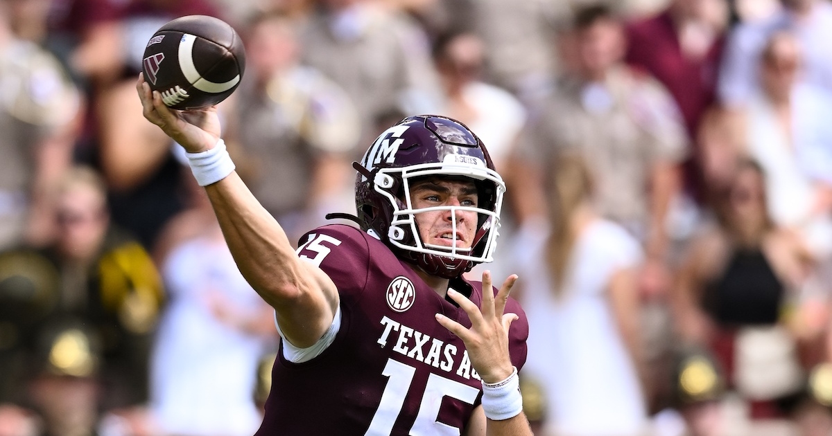 Texas A&M AD Trev Alberts apolgizes for misspelling Conner Weigman's ...