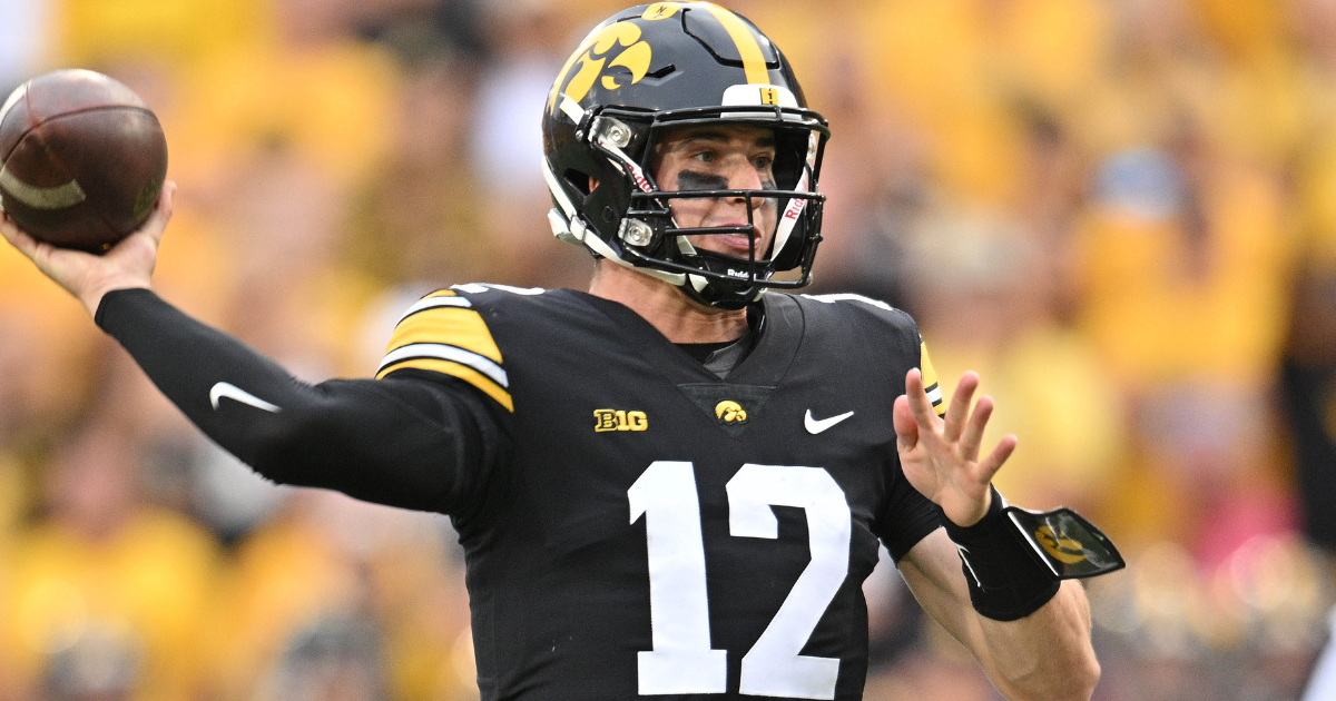 Cade McNamara appears to be Iowa's QB