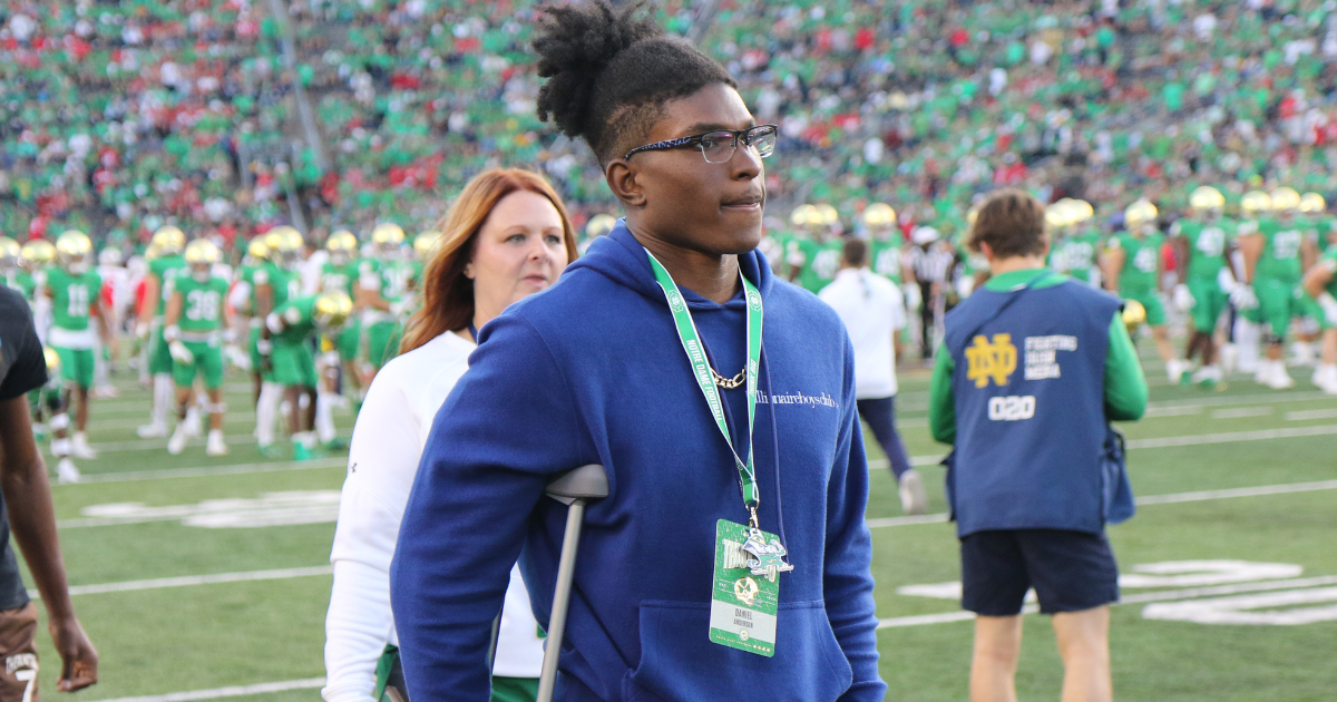 Notre Dame RB commit Daniel Anderson reflects on Irish pledge
