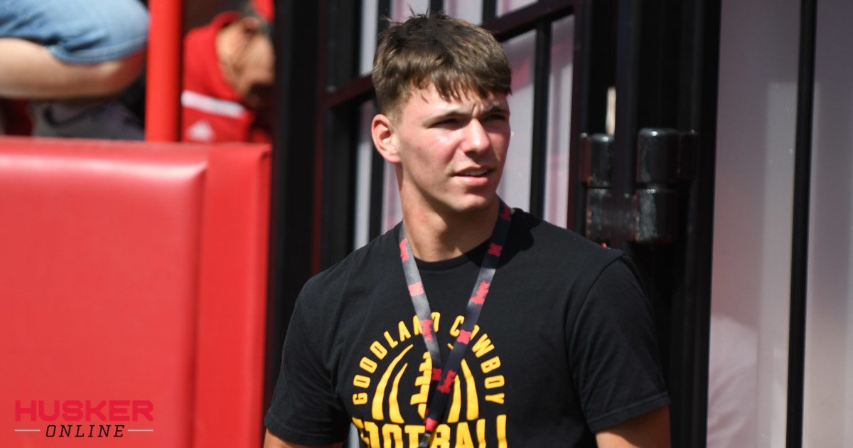 2025 TE Linkon Cure would like to visit Nebraska again this season