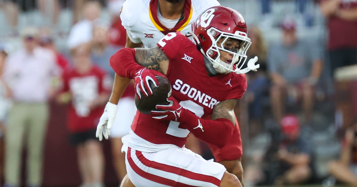 Oklahoma DB Billy Bowman records 100-yard pick-six vs. BYU - On3