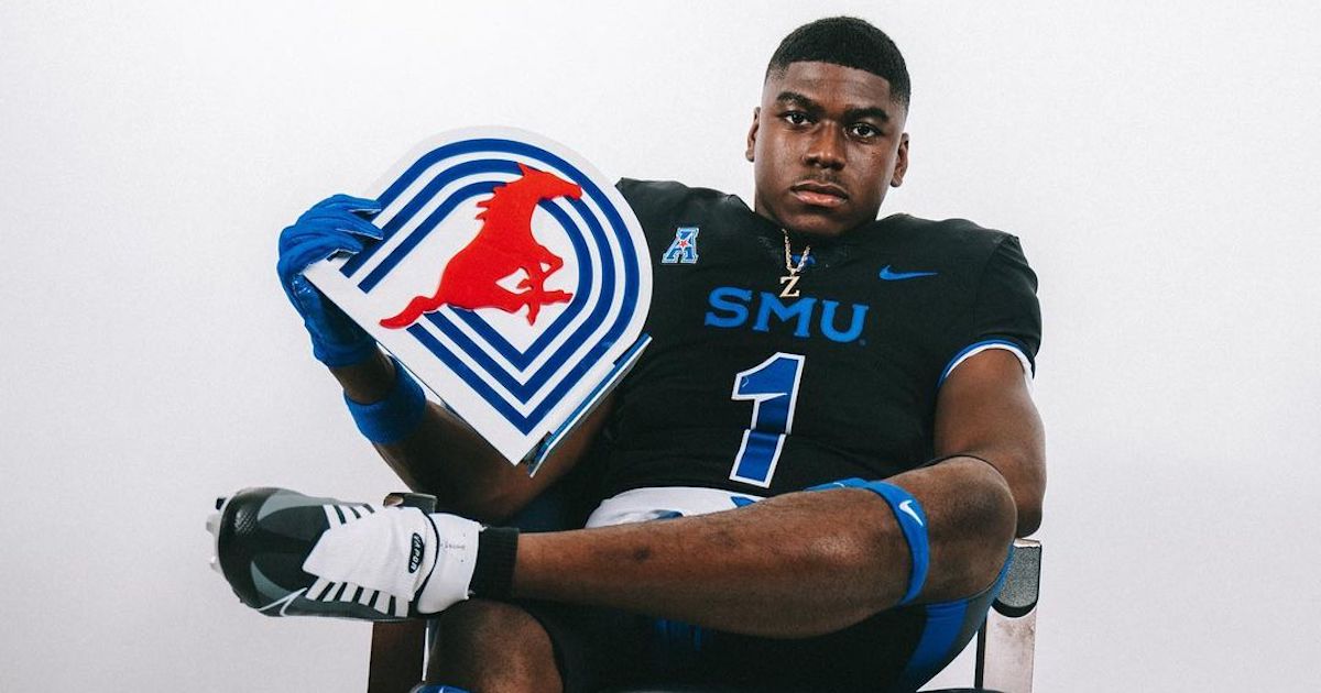 SMU commit Zach Smith sees energy from Mustang defense - On3