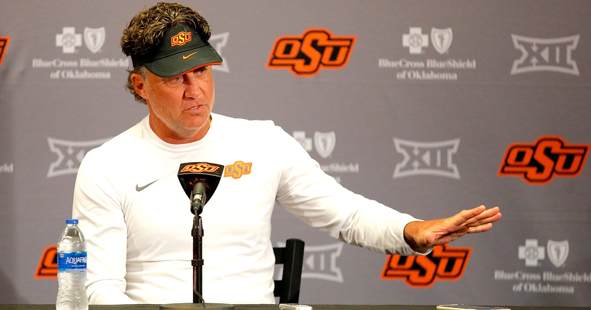 Mike Gundy shows off dance moves following win vs. Kansas State - On3