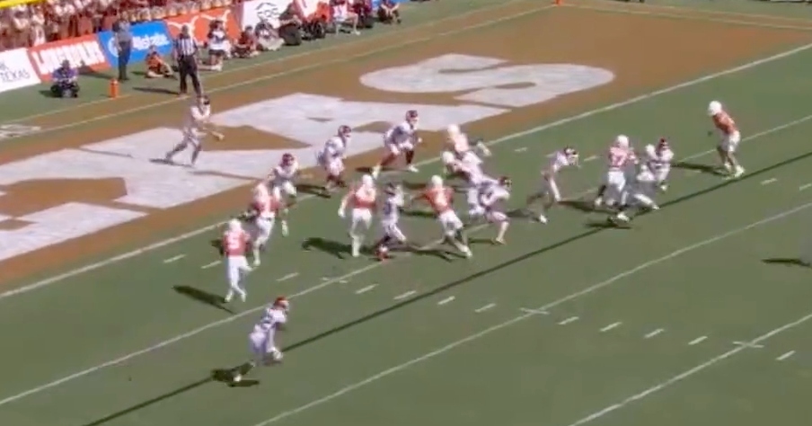 Texas ties Oklahoma 7-7 on blocked punt for touchdown in Red River - On3