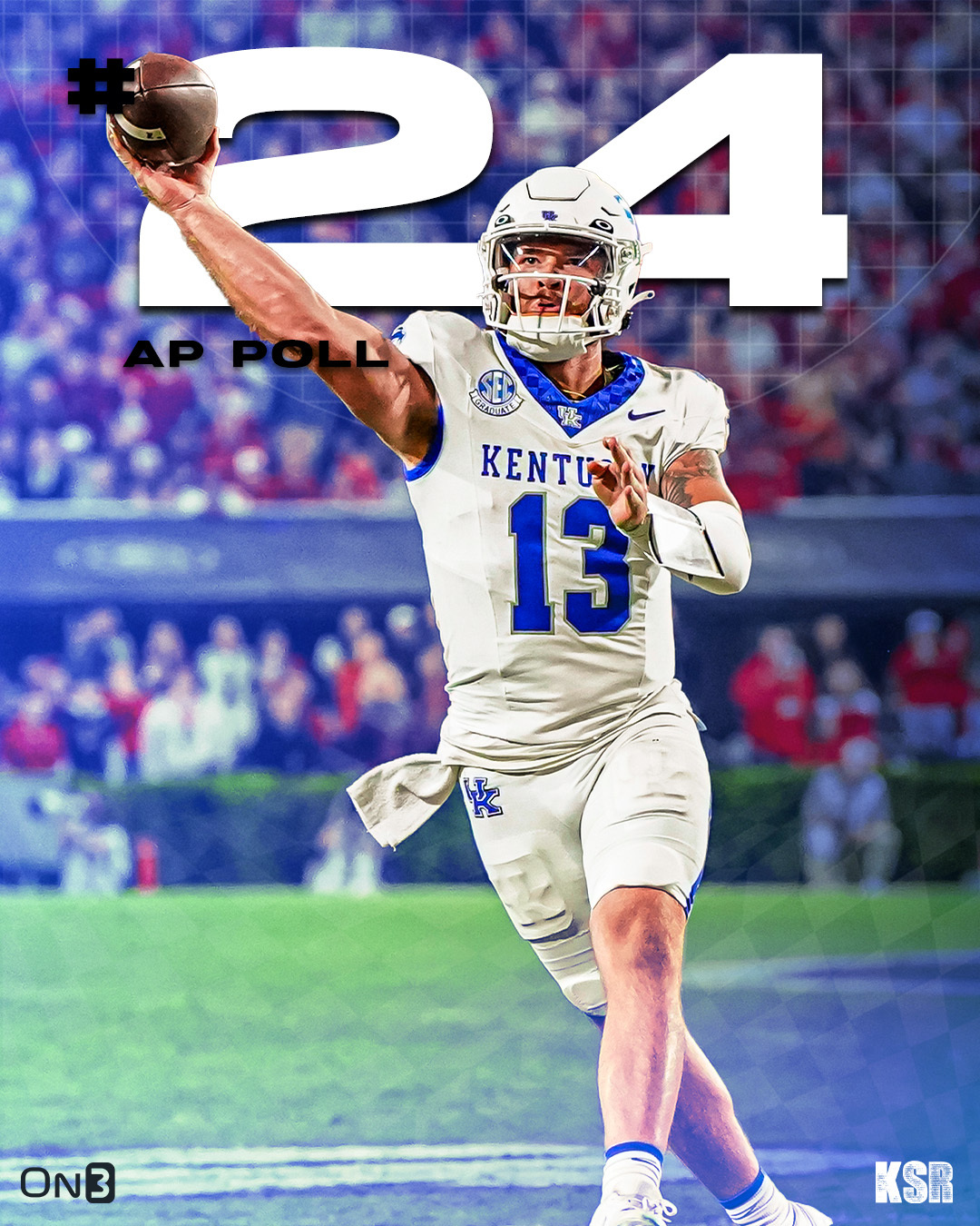 Kentucky hangs on to Top 25 AP Poll ranking despite loss to Georgia